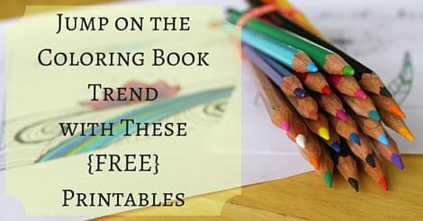 Jump on the Coloring Book Trend with These Free Printables
