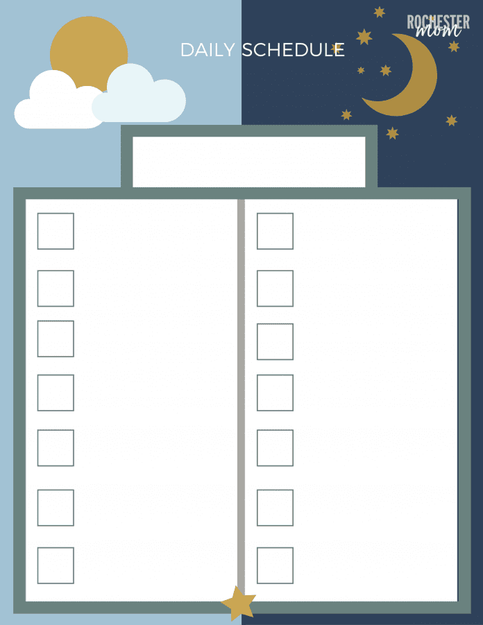 Free Routine + Activity Charts Customizable for Your Family