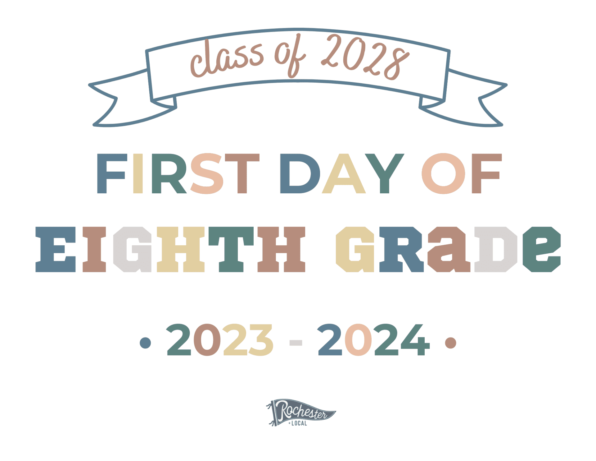 First Day of School Signs: FREE Printables