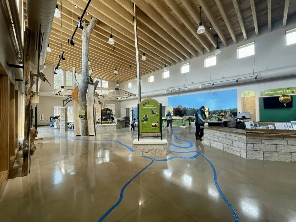 Enjoy the Nature Center at Oxbow Park & Zollman Zoo