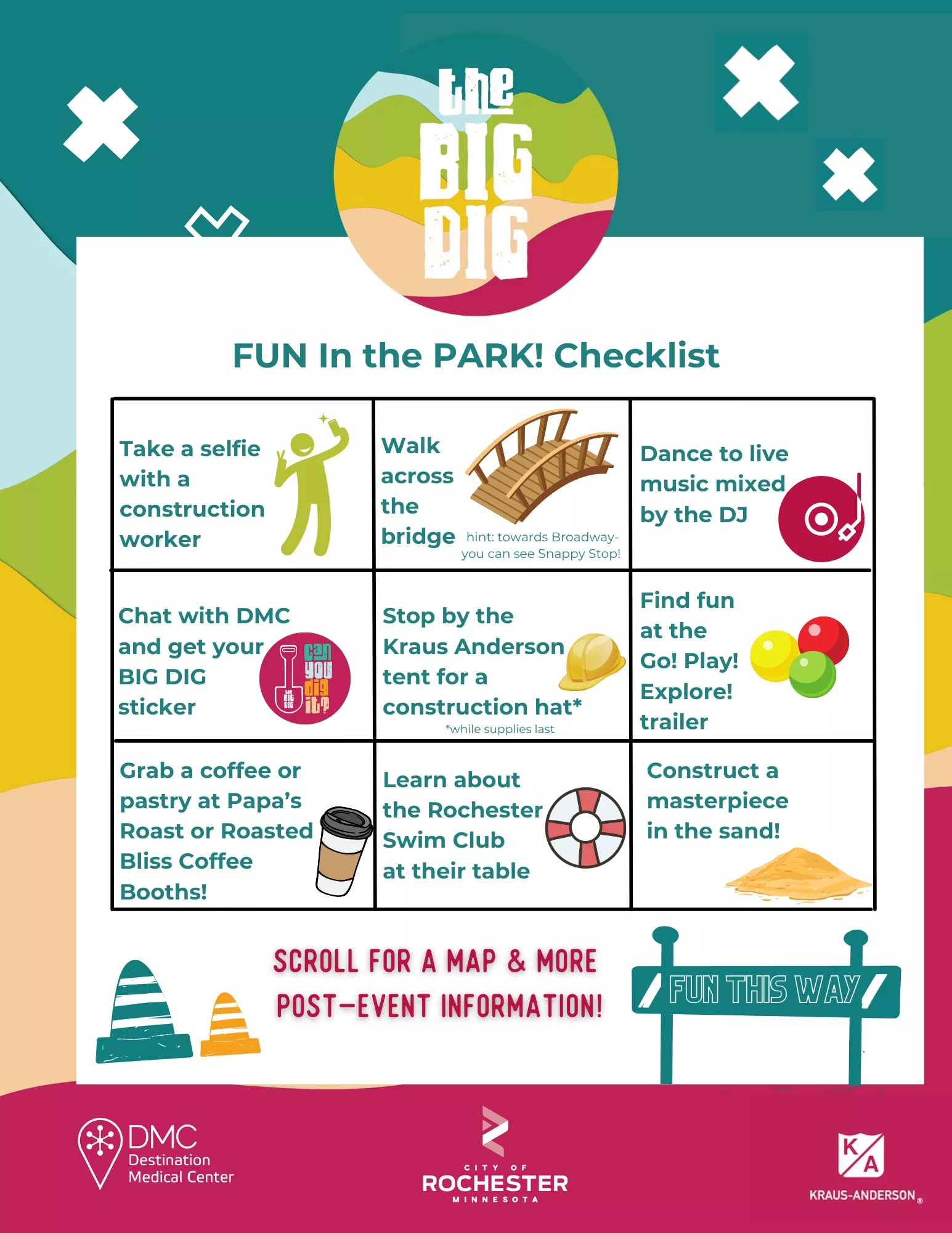 Fun in the Park! Checklist | The Big Dig